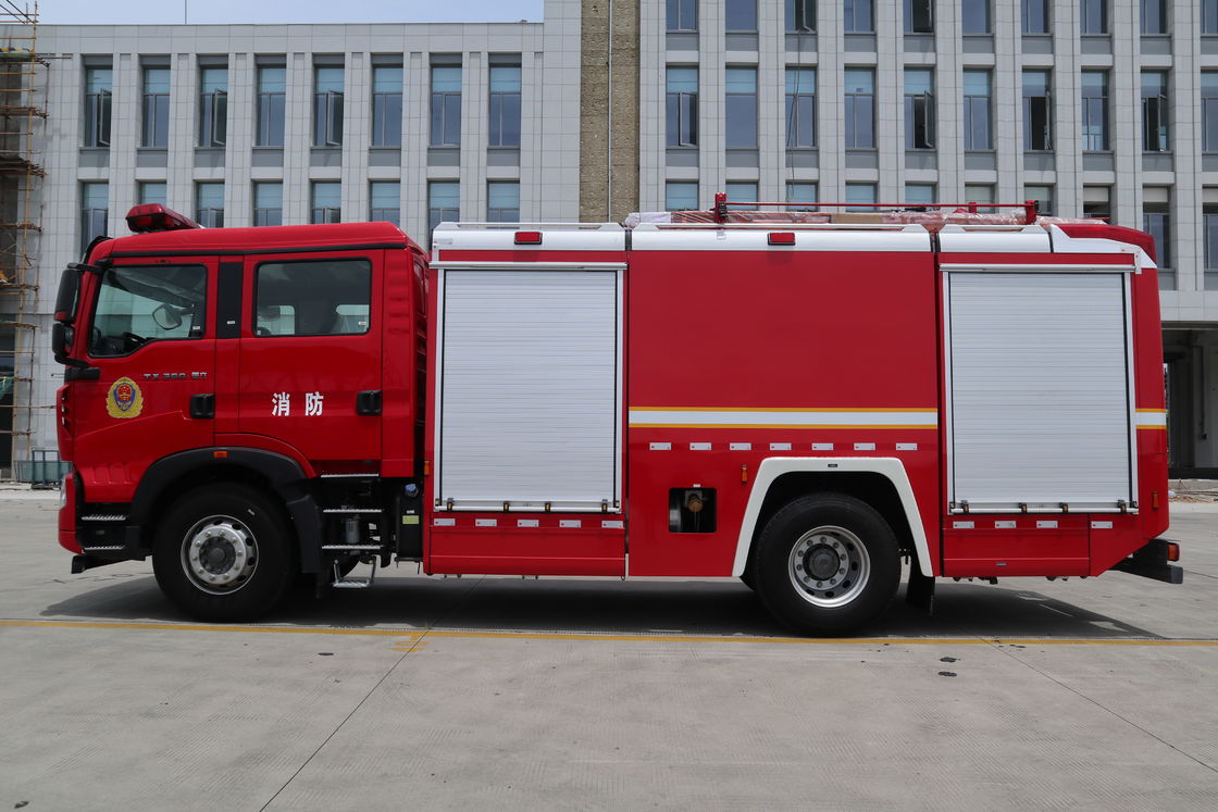 PM80/SG80 Fire Dept Rescue Trucks Ladder Fire Engine Howo Water Tank ...
