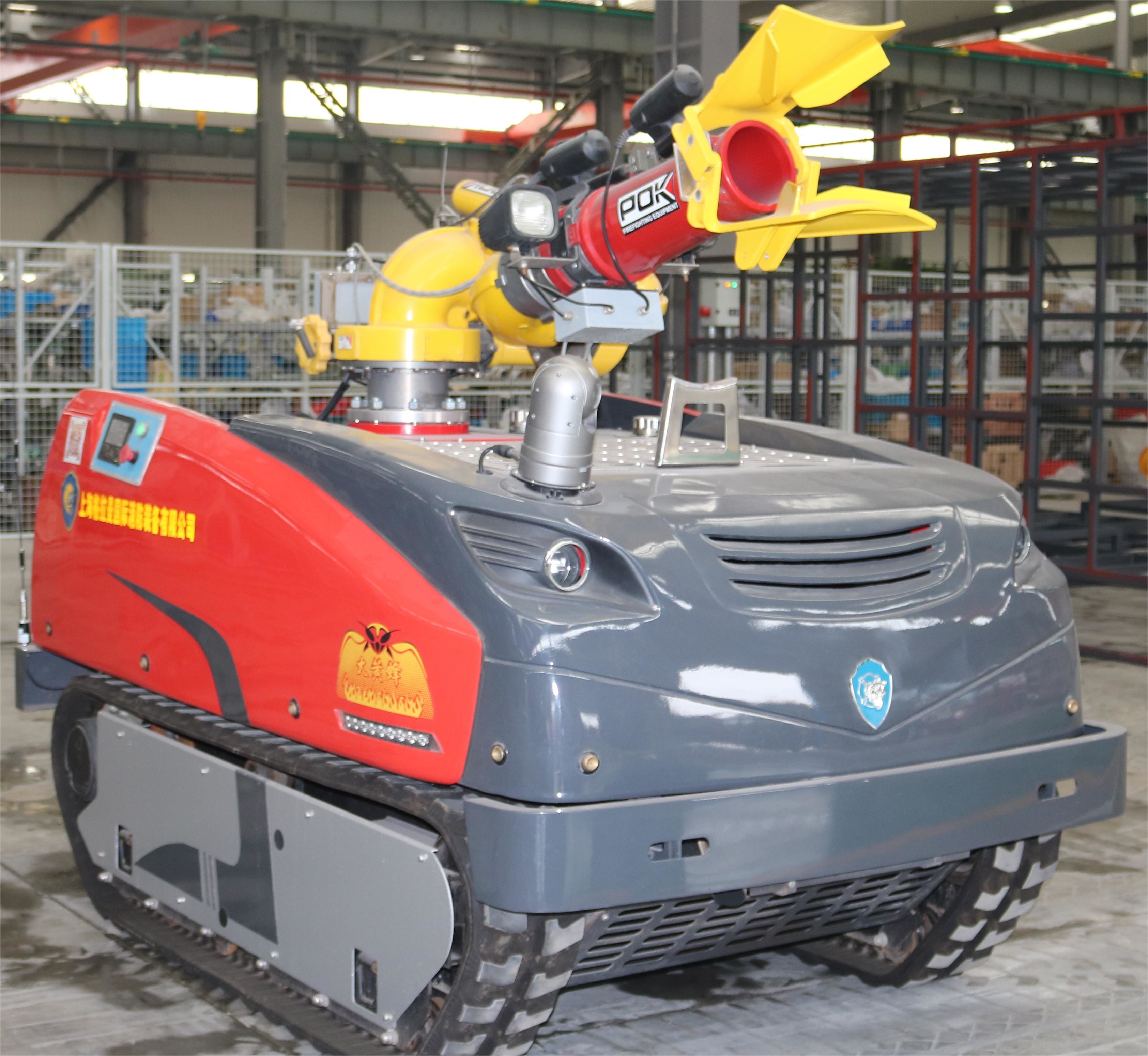 RXR-M180D Robotic Fire Fighting Vehicle Climb 35° Climb 26° Of Stairs ...