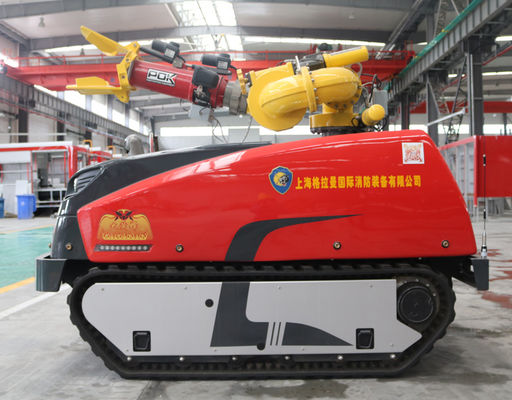 RXR-M180D 2560MM Robotic Fire Fighting Vehicle Fire Extinguisher Robot